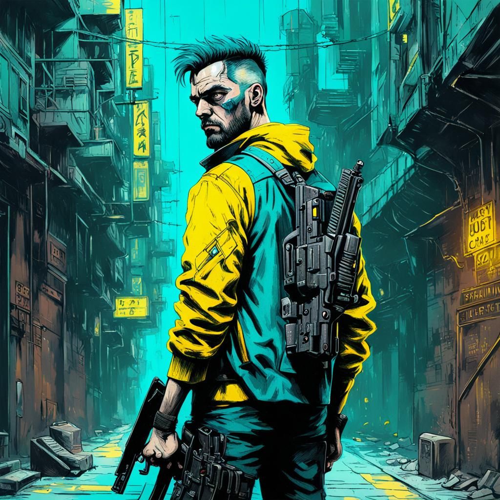 cyberpunk assassin - AI Generated Artwork - NightCafe Creator