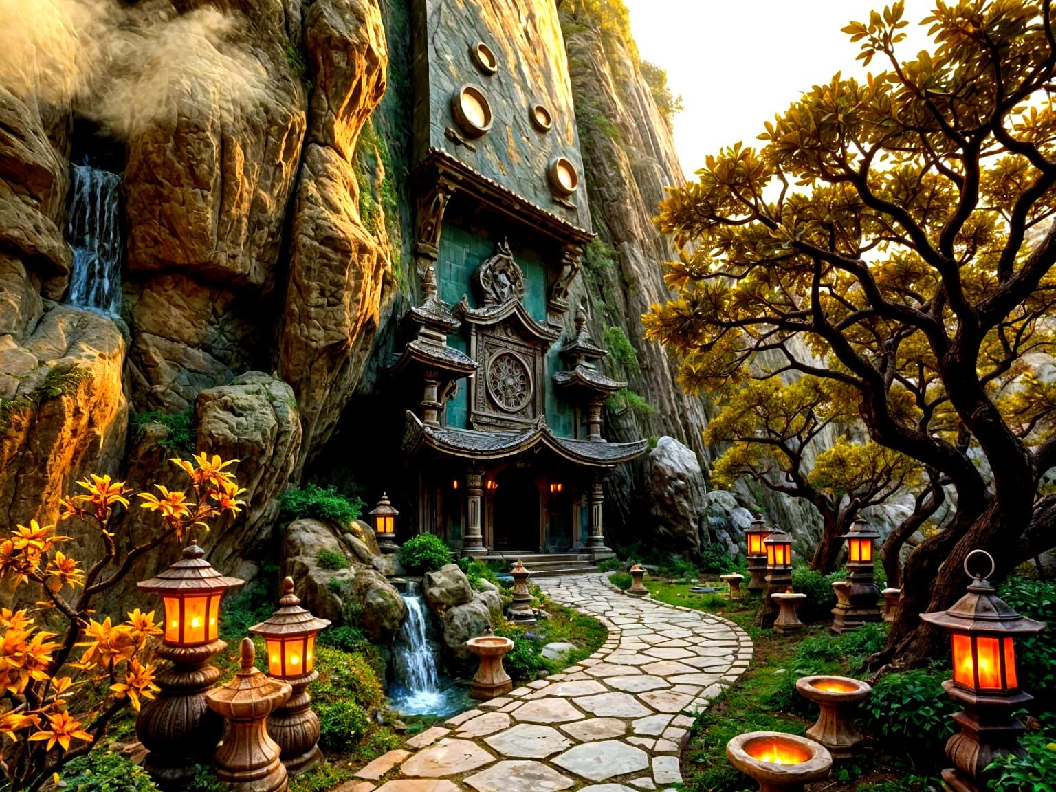 the shrine in the mountain II - Majestic Clay Shrine in Anci...