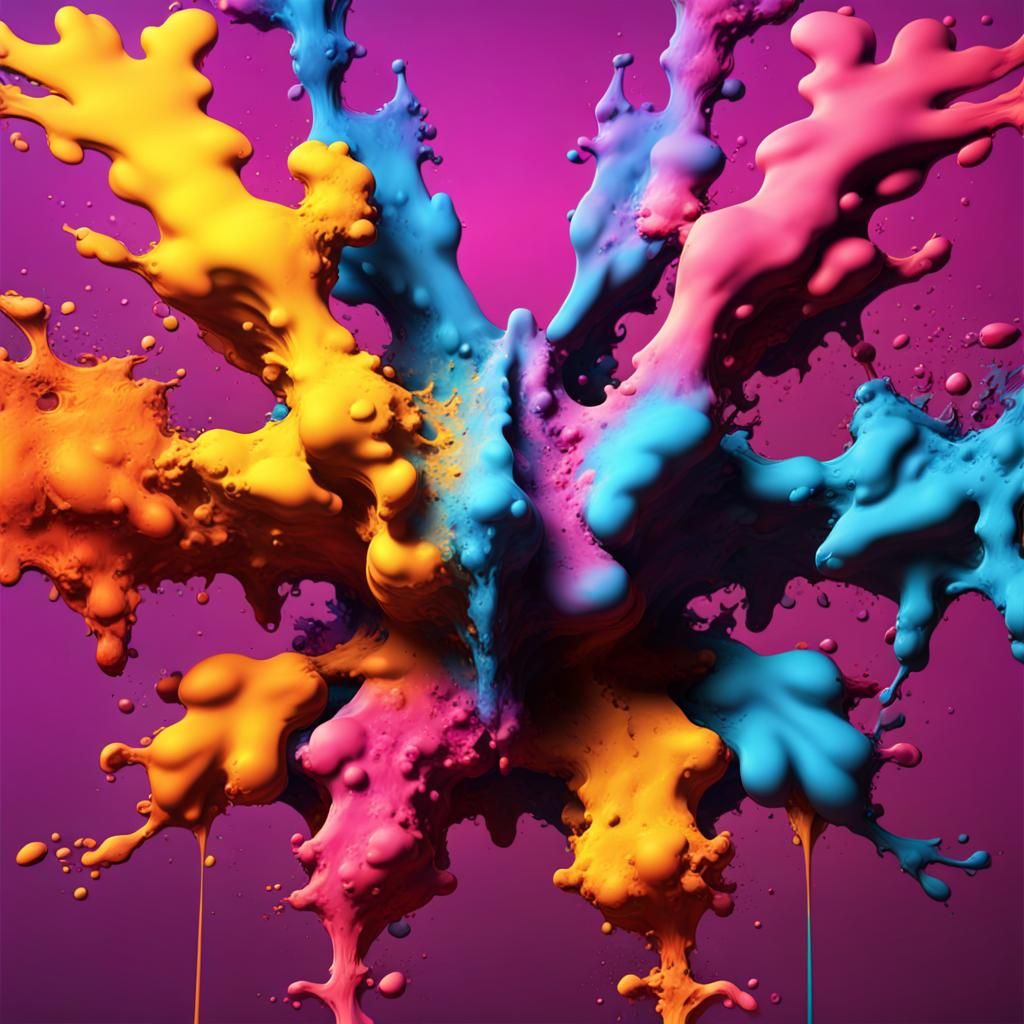 3d rorschach ink blot test - AI Generated Artwork - NightCafe Creator