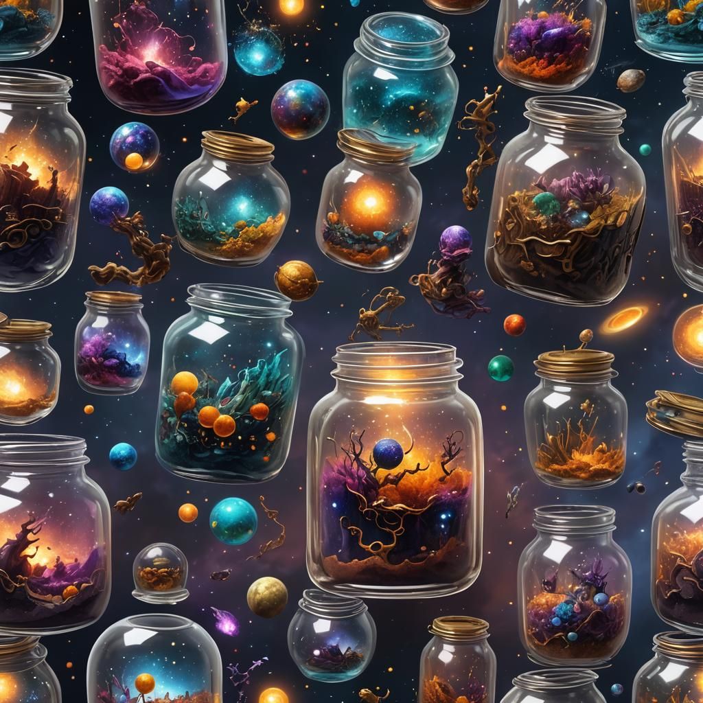 THINGS IN JARS - AI Generated Artwork - NightCafe Creator