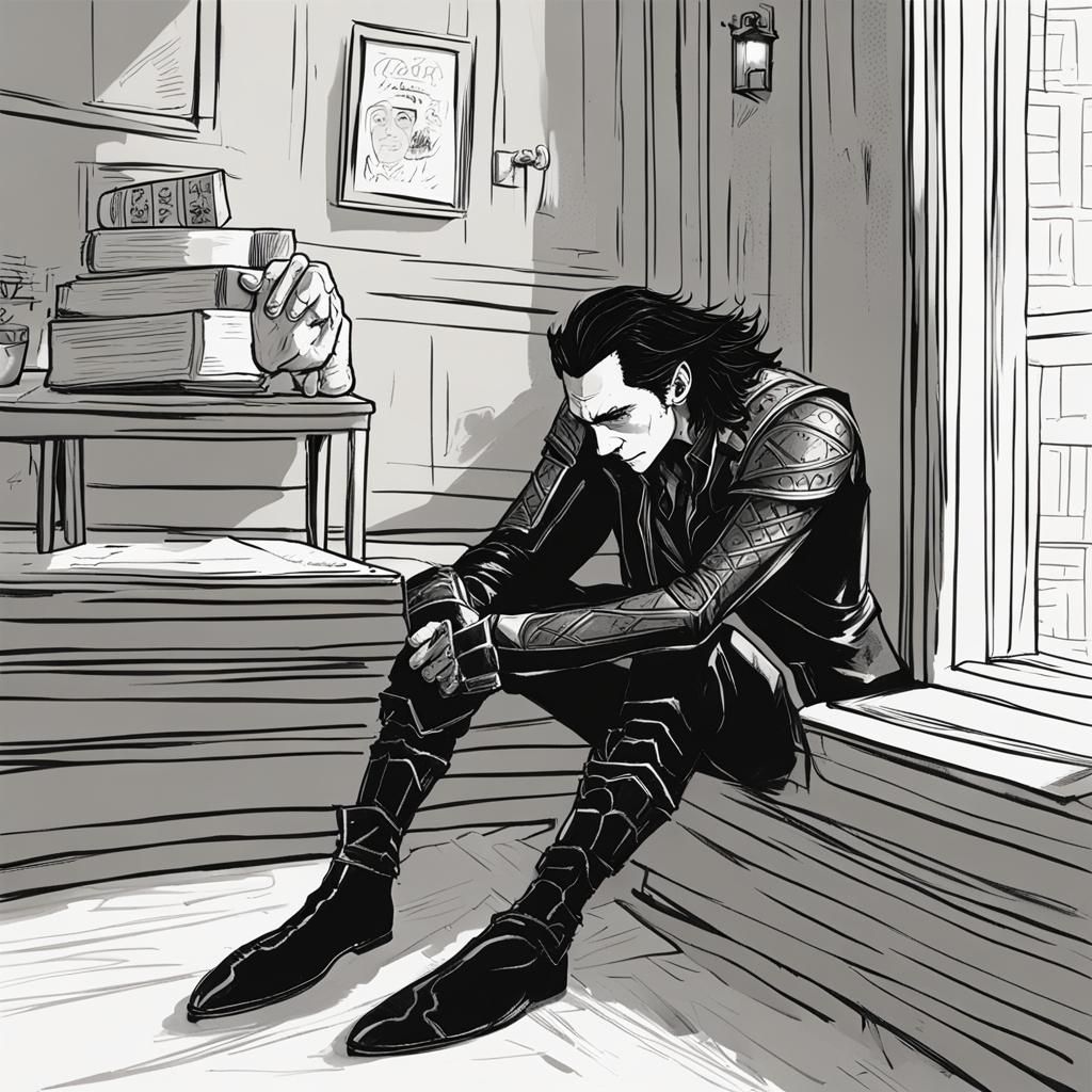Lonely Loki, "Elentori Style" - AI Generated Artwork - NightCafe Creator
