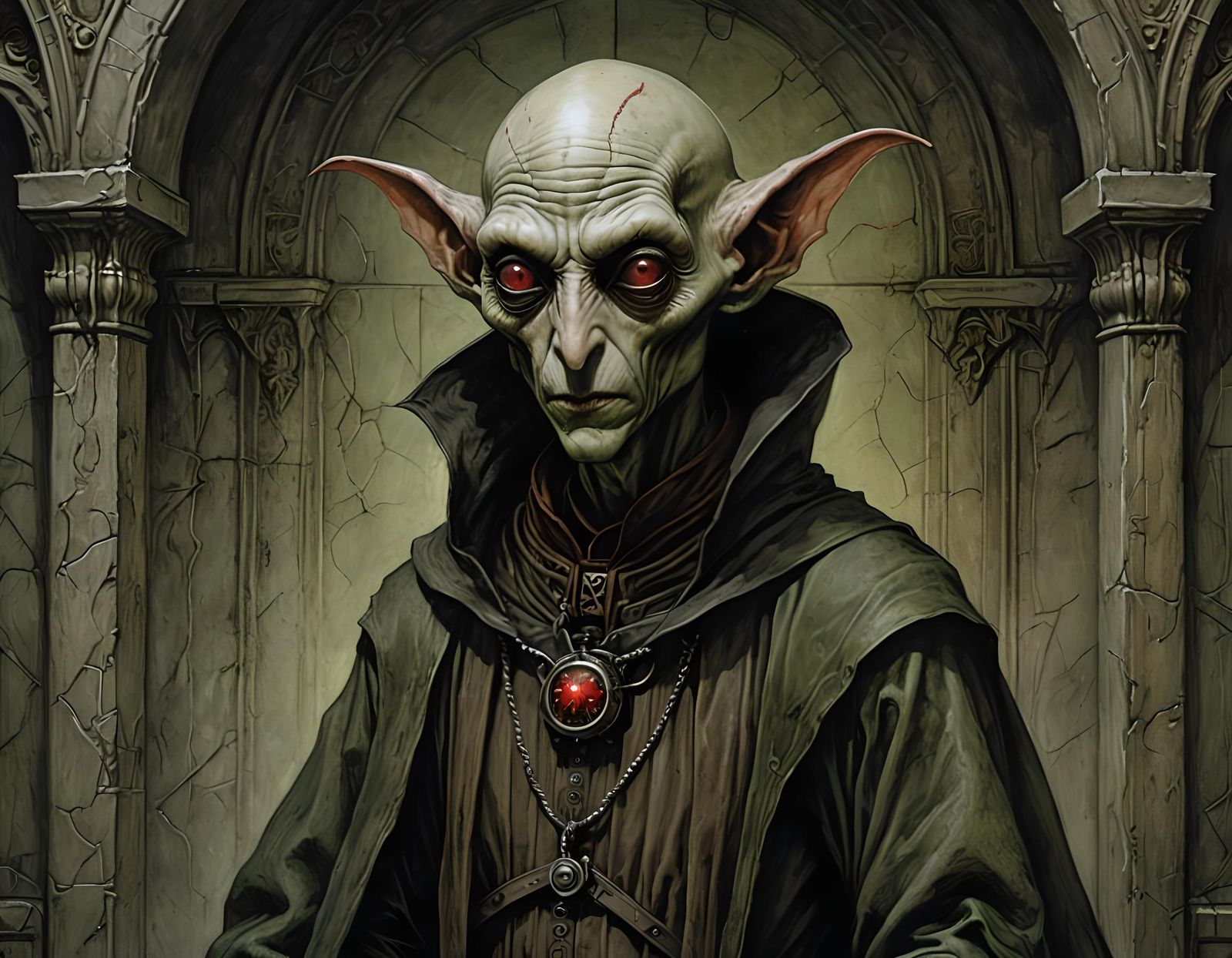 Nosferatu-Alien - AI Generated Artwork - NightCafe Creator