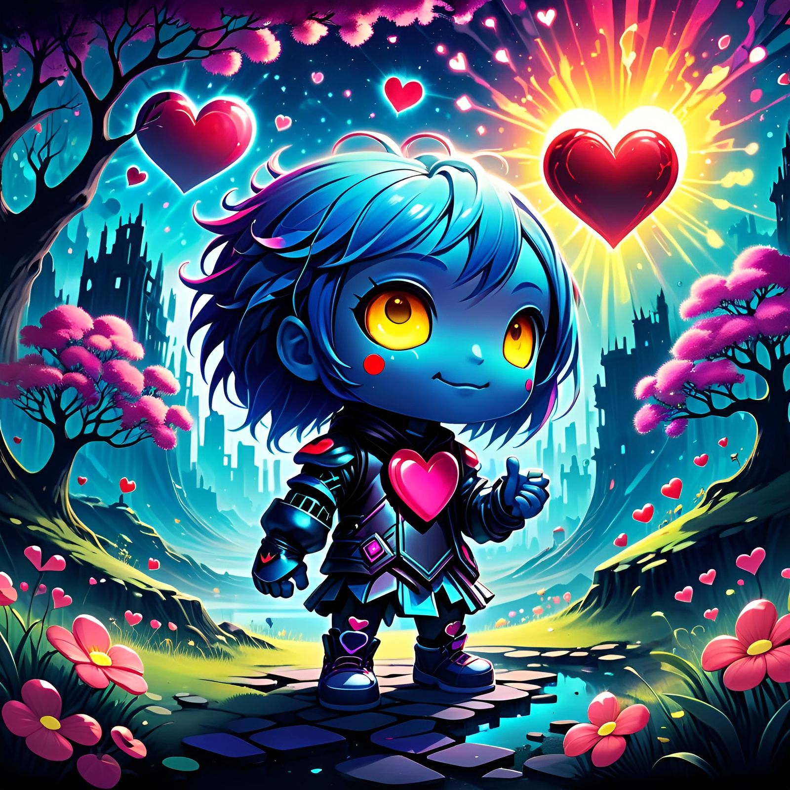 Heartbound Hero - AI Generated Artwork - NightCafe Creator