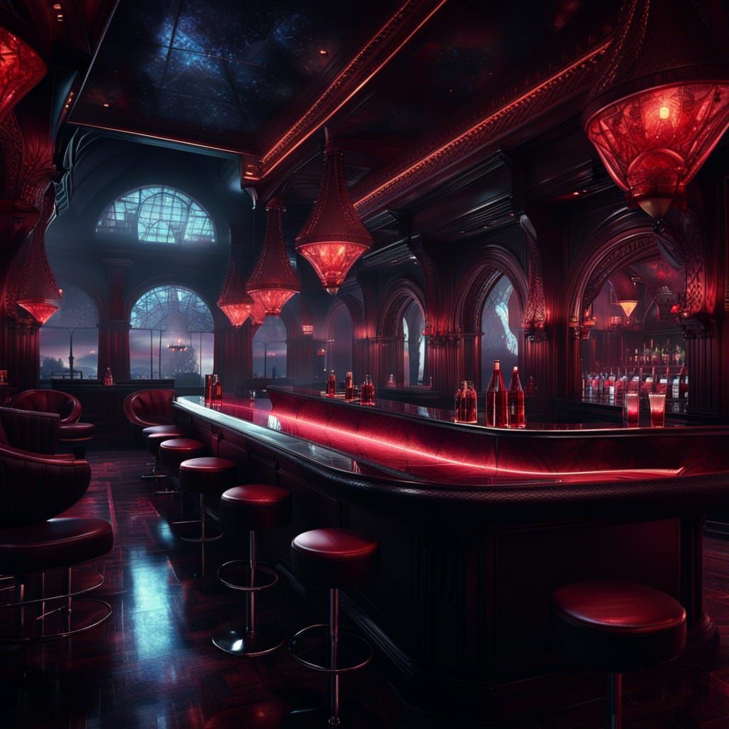 Vampire Nightclub - AI Generated Artwork - NightCafe Creator