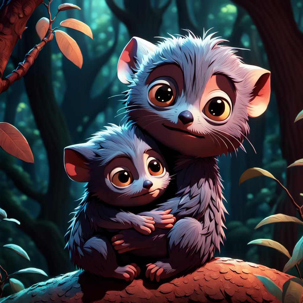 baby aye aye 01 - AI Generated Artwork - NightCafe Creator