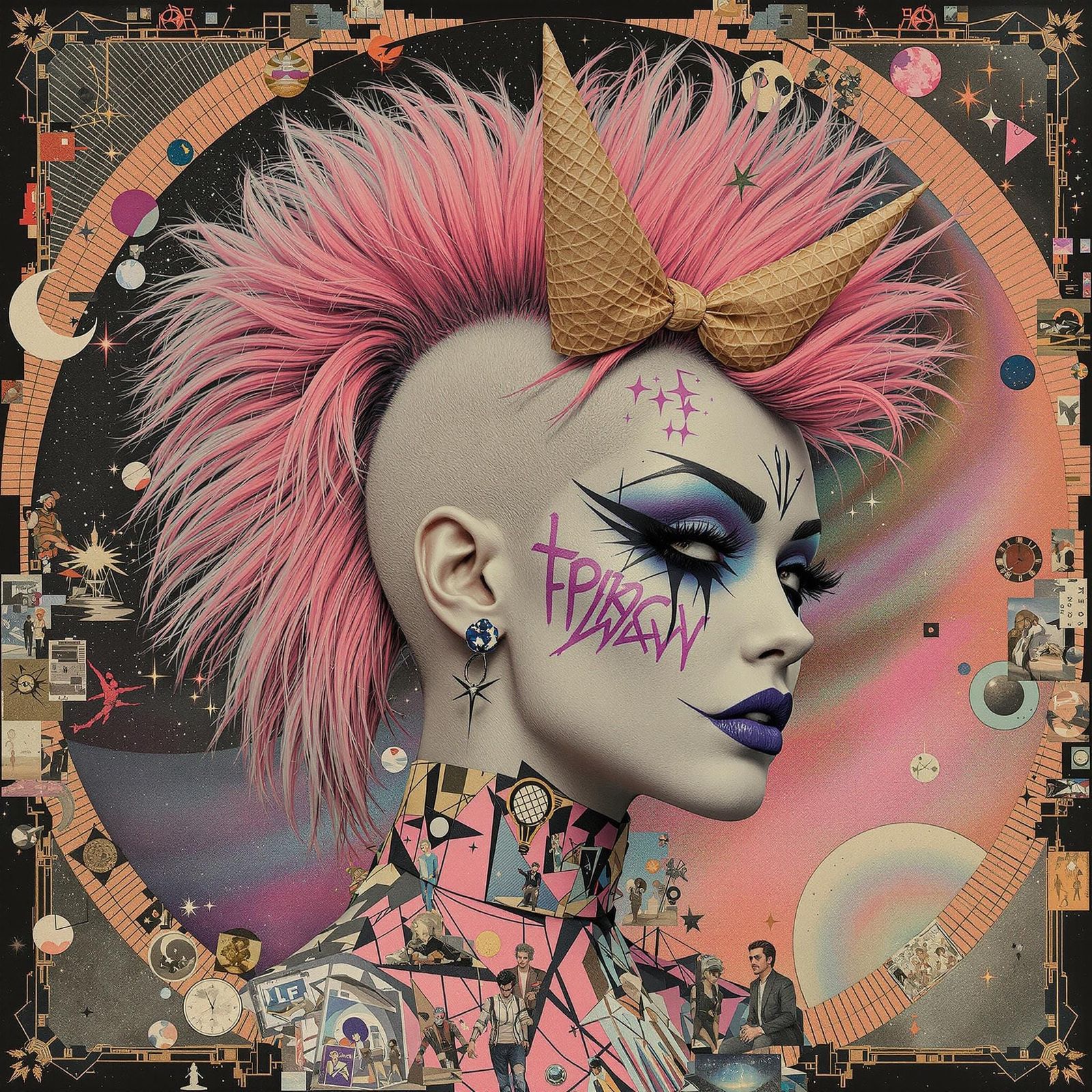 Waffle cone devil horns - Waffle cone devil horns