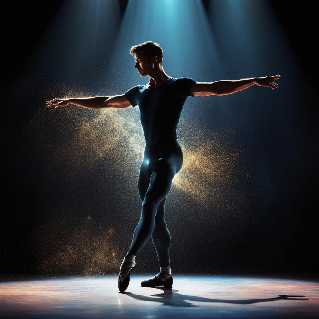 male ballet dancer - AI Generated Artwork - NightCafe Creator