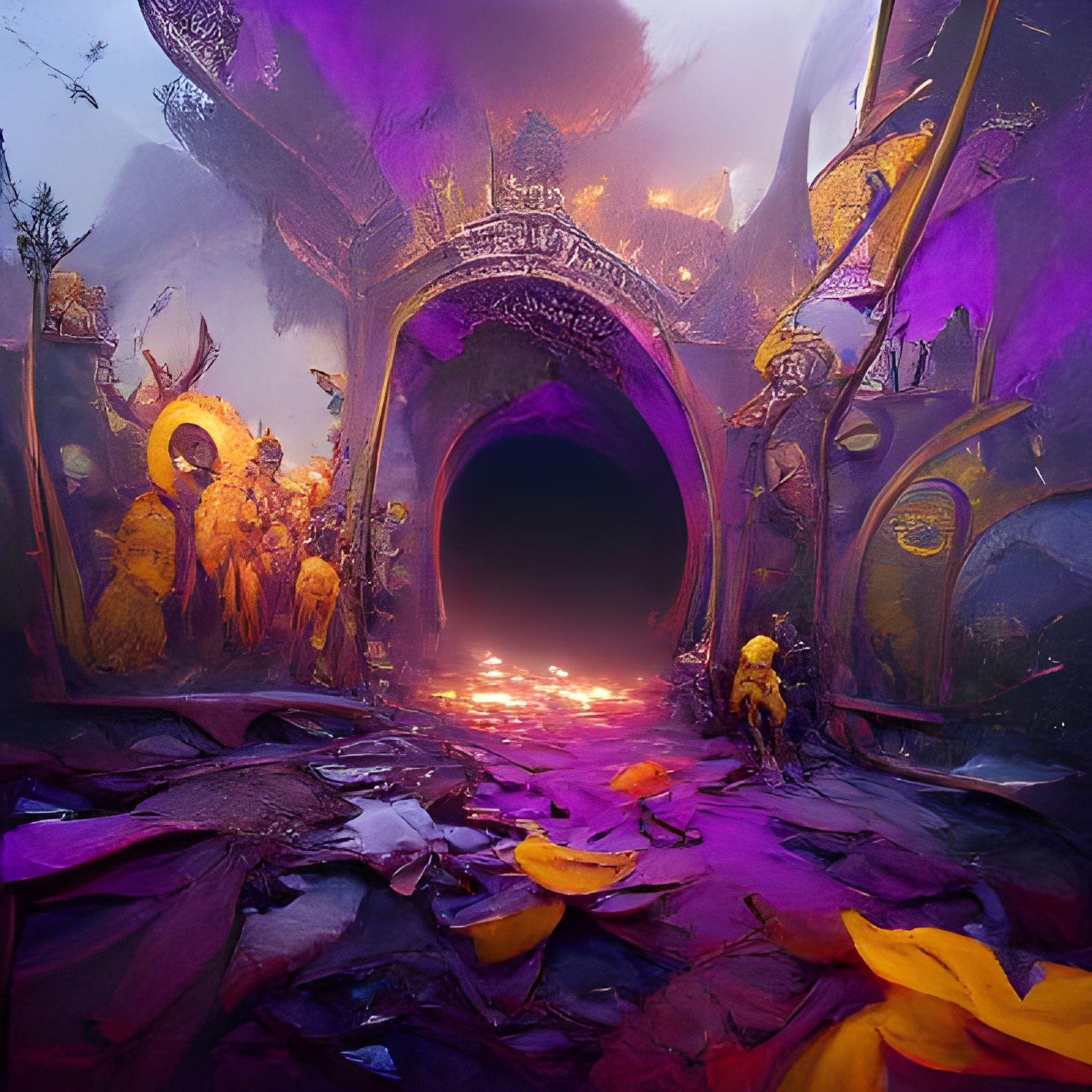 The entrance to Hell - AI Generated Artwork - NightCafe Creator
