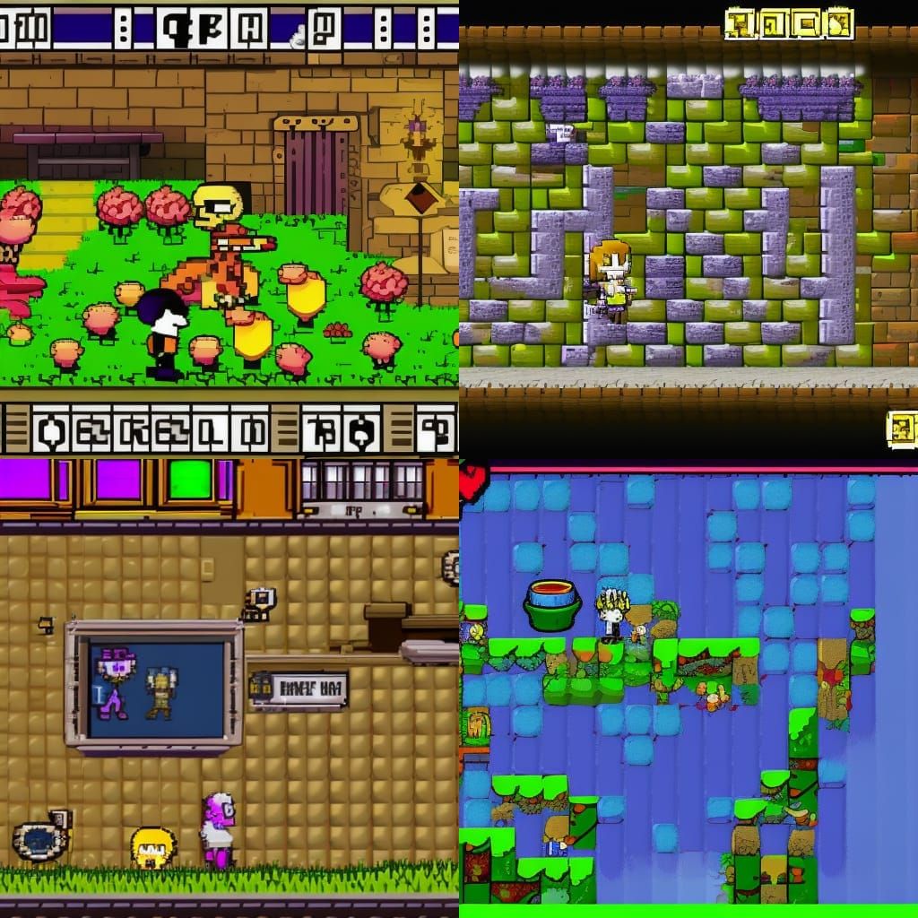 Undertale screenshot - AI Generated Artwork - NightCafe Creator