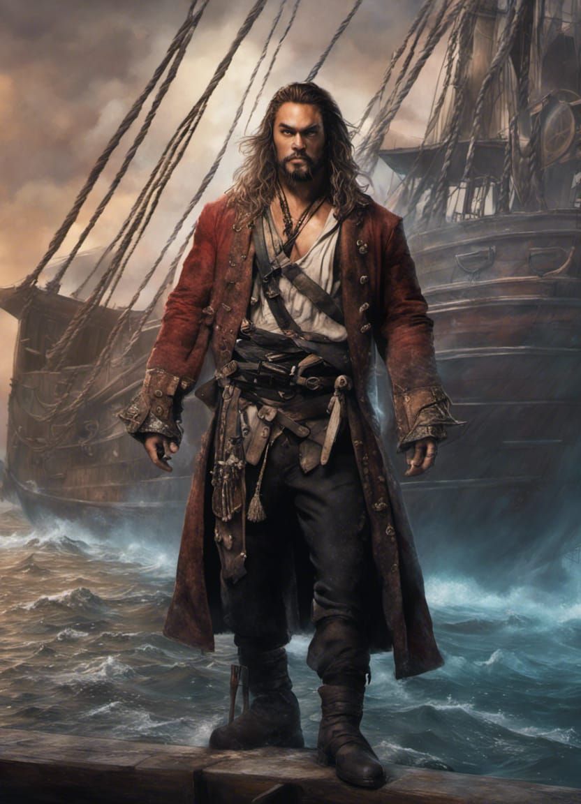 The Pirate Jason Momoa - AI Generated Artwork - NightCafe Creator