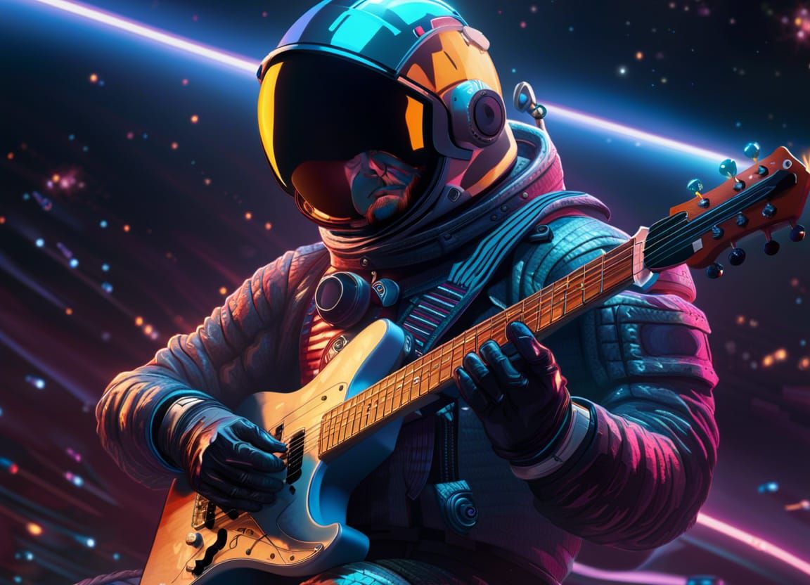 Astronaut Rocker - AI Generated Artwork - NightCafe Creator