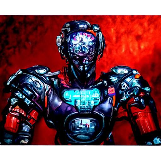 Database the friendly cyborg - AI Generated Artwork - NightCafe Creator