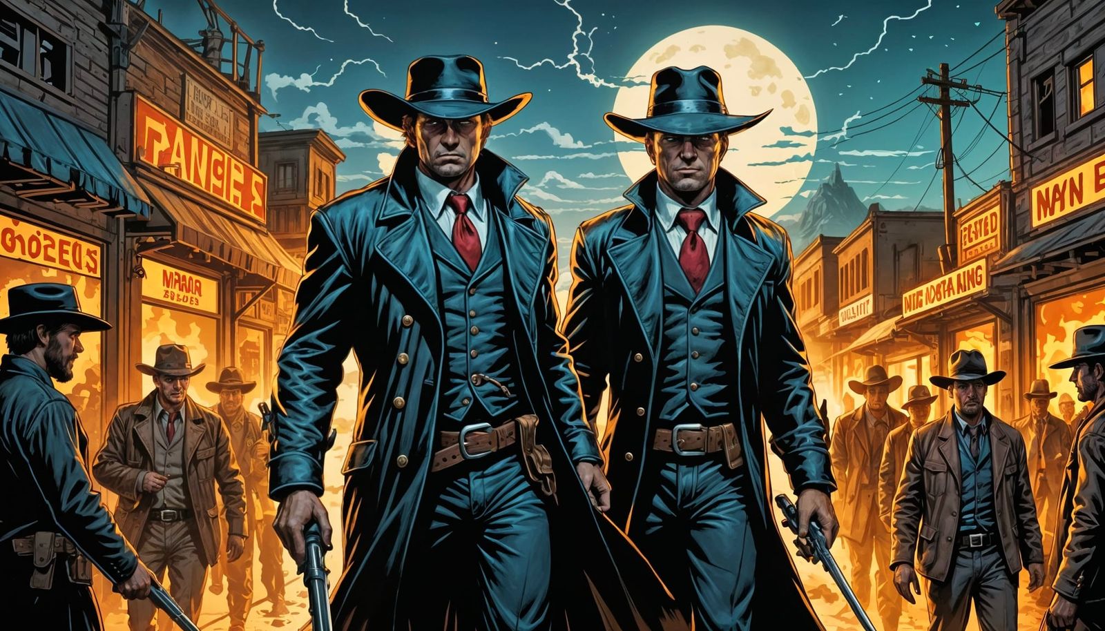 Big Iron - The Stranger Rides into Agua Fria in a Gritty Wes...