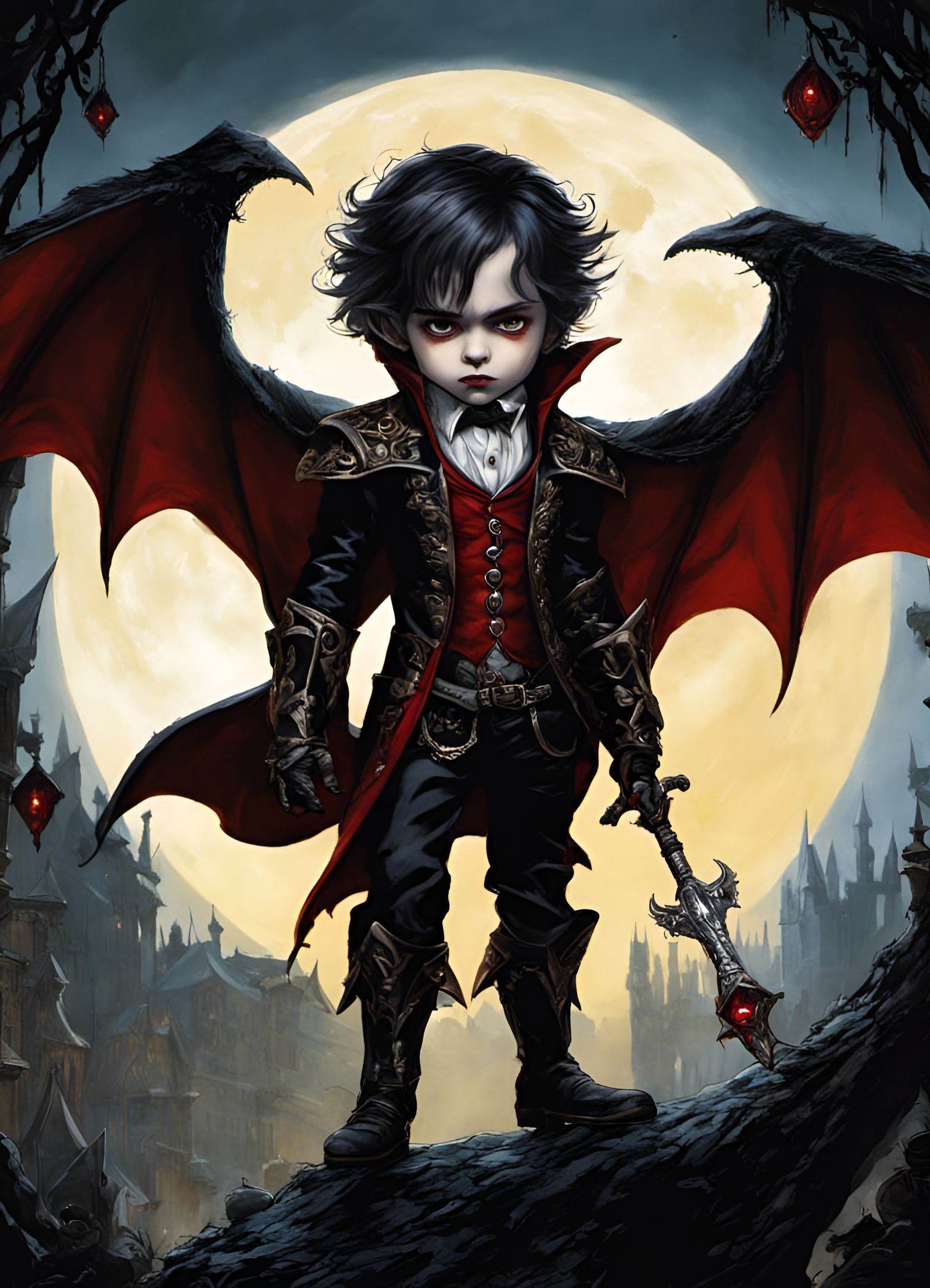 Future Ruler Of The Night - AI Generated Artwork - NightCafe Creator