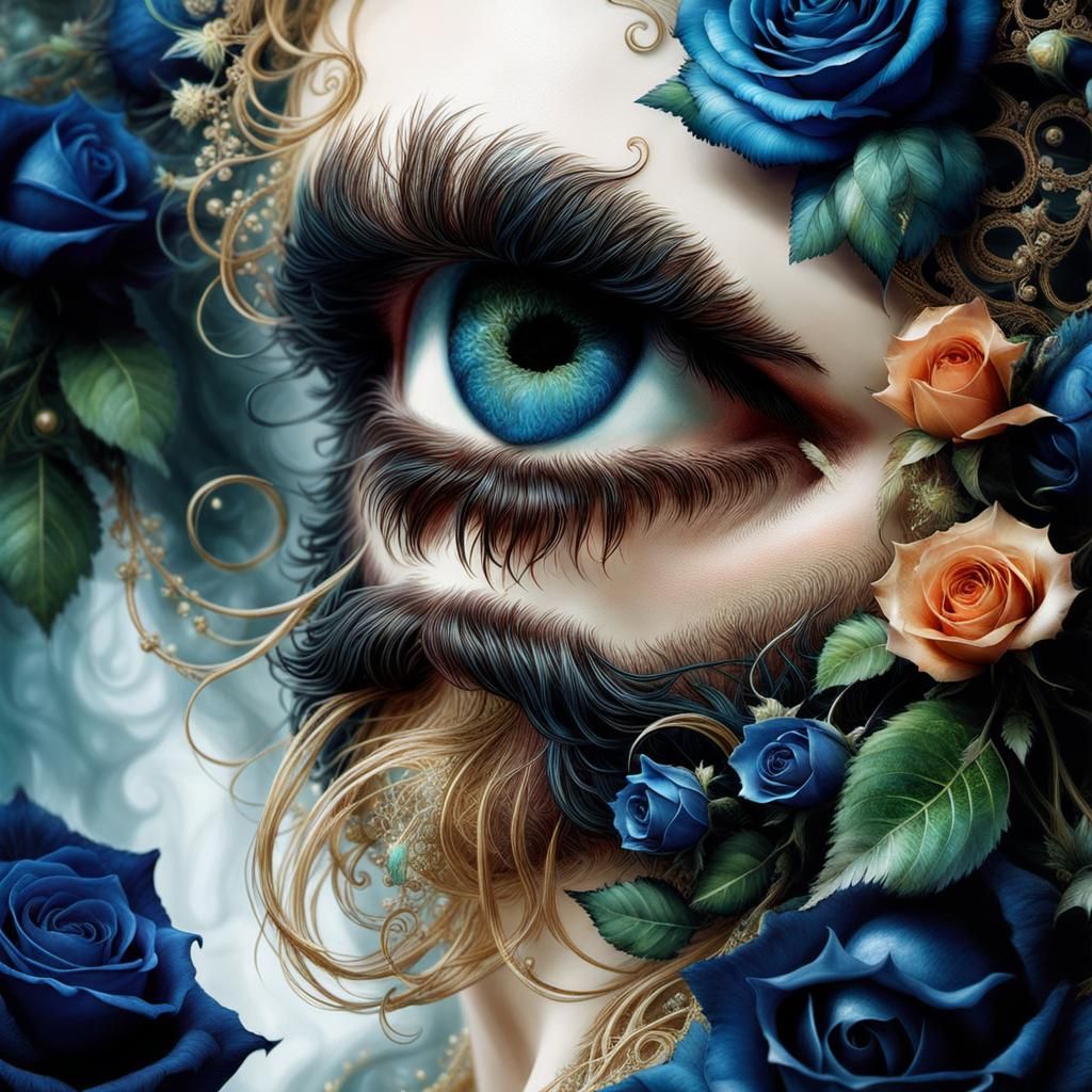 Ornate Beard Fantasy by [Karol Bak + Marc Simonetti + Luis Royo ...