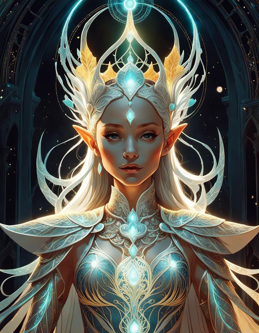 Queen Raivae. Creator of The light Realm - AI Generated Artwork ...