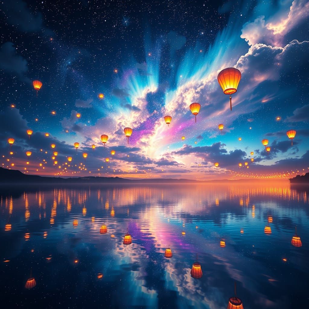 A starry night - A starry night