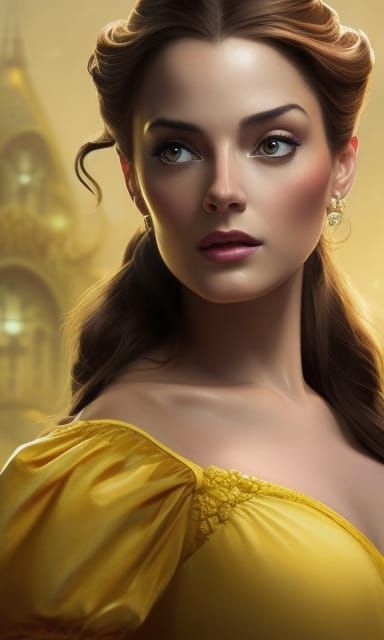 Princess Collection: Belle - AI Generated Artwork - NightCafe Creator