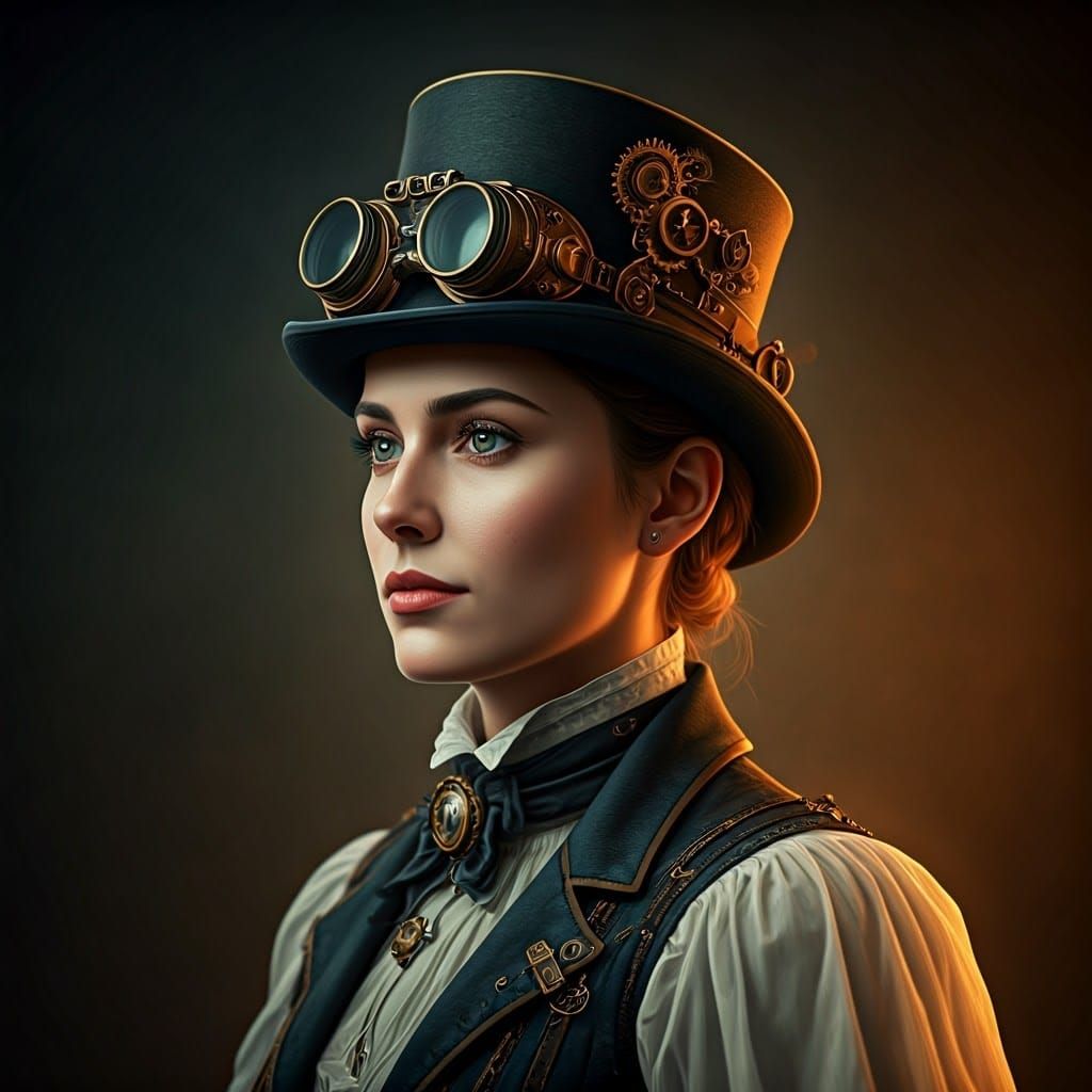 Victorian dönemi - Victorian Era Steampunk Metropolis at Su...
