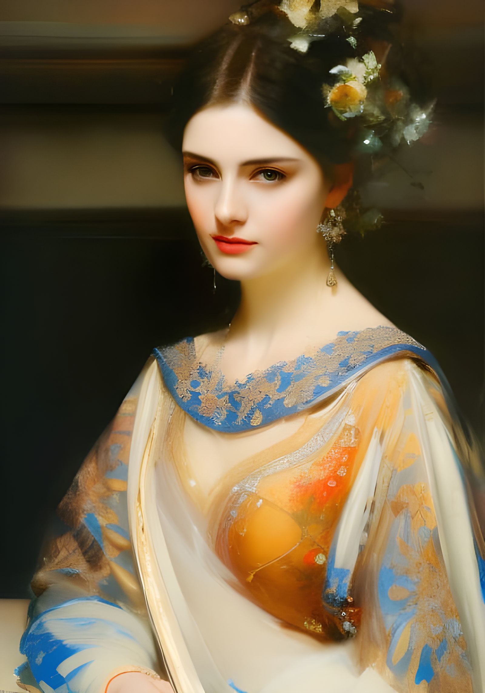 lady portrait - AI Generated Artwork - NightCafe Creator