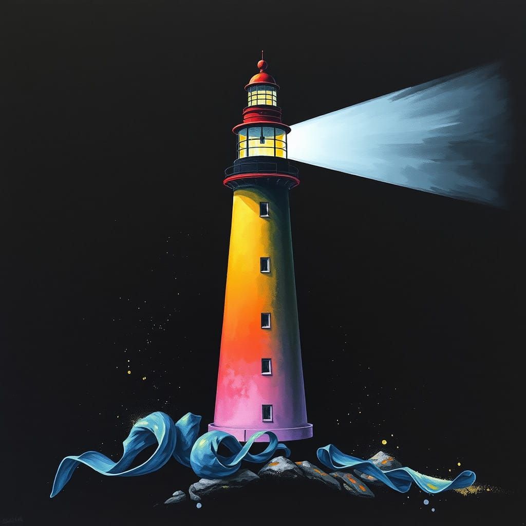 Out of Place Lighthouse - Nested Lighthouse Gradient