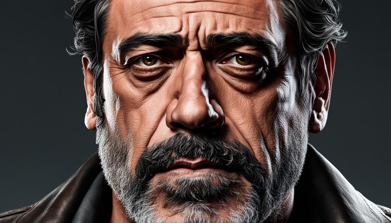 Jeffrey Dean Morgan actor face, detailed, realistic, 8k - AI Generated ...