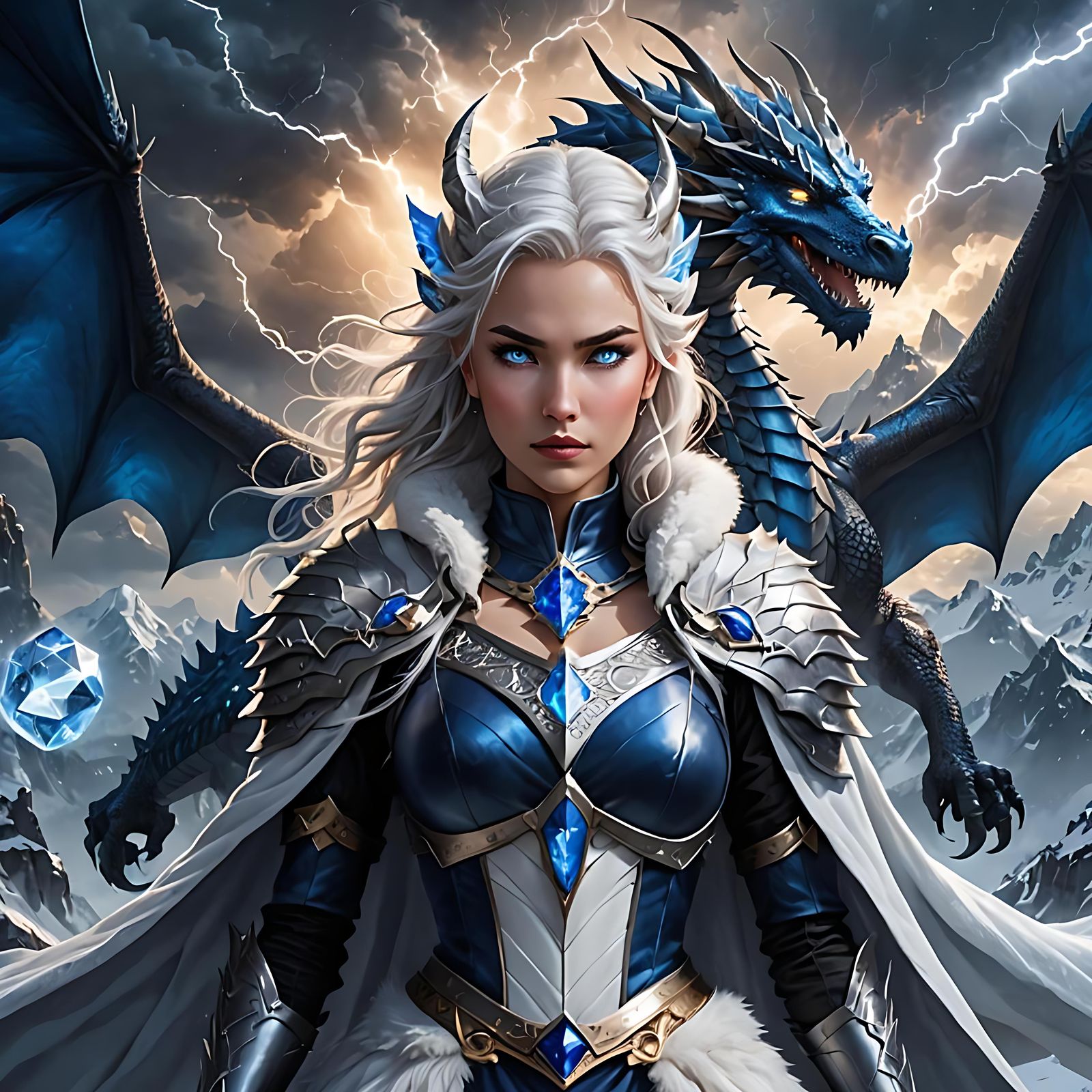 Dragonborn Princess - AI Generated Artwork - NightCafe Creator