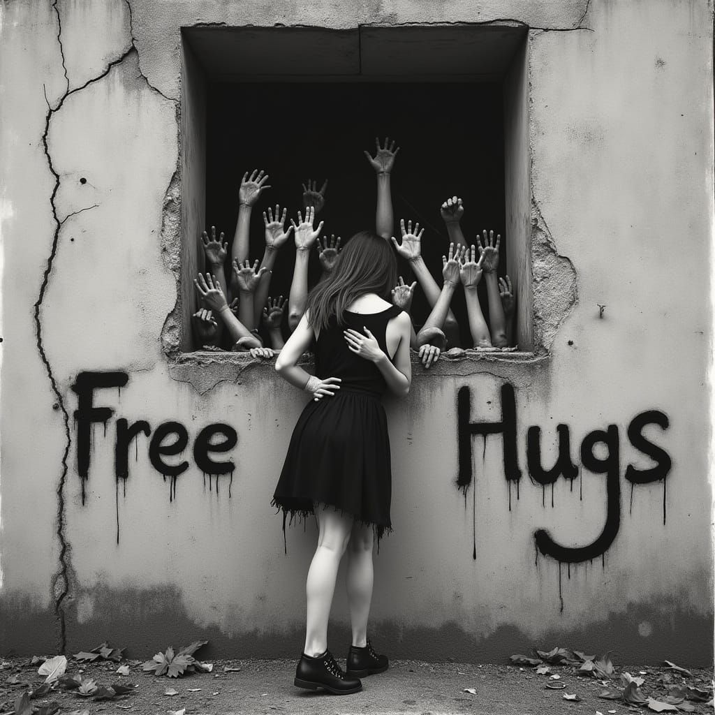 Cursed Photograph: Horror Scene with Shadowy Embra... - AI Art