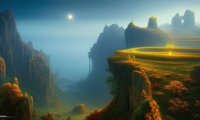 The Fantasy World - AI Generated Artwork - NightCafe Creator