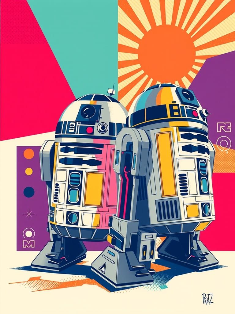 R2D2 Pop Art - R2D2 Pop Art