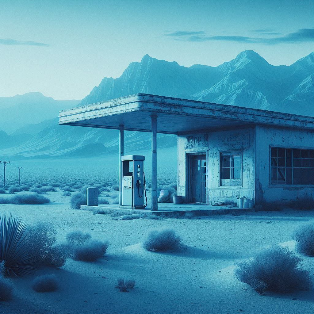 Blue monochrome - AI Generated Artwork - NightCafe Creator