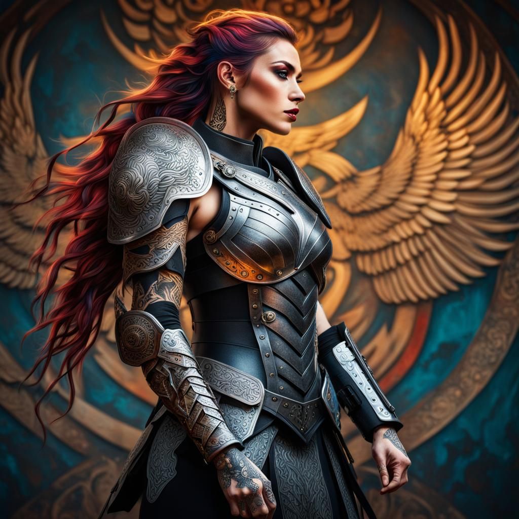 Valkyrie Design 4 - AI Generated Artwork - NightCafe Creator