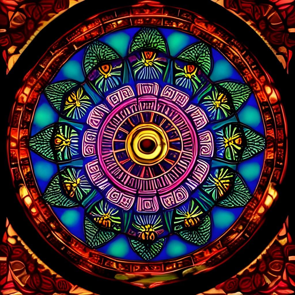 Mandala (9) - AI Generated Artwork - NightCafe Creator