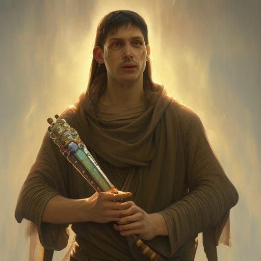 Ascending Merlin Portrait - AI Generated Artwork - NightCafe Creator