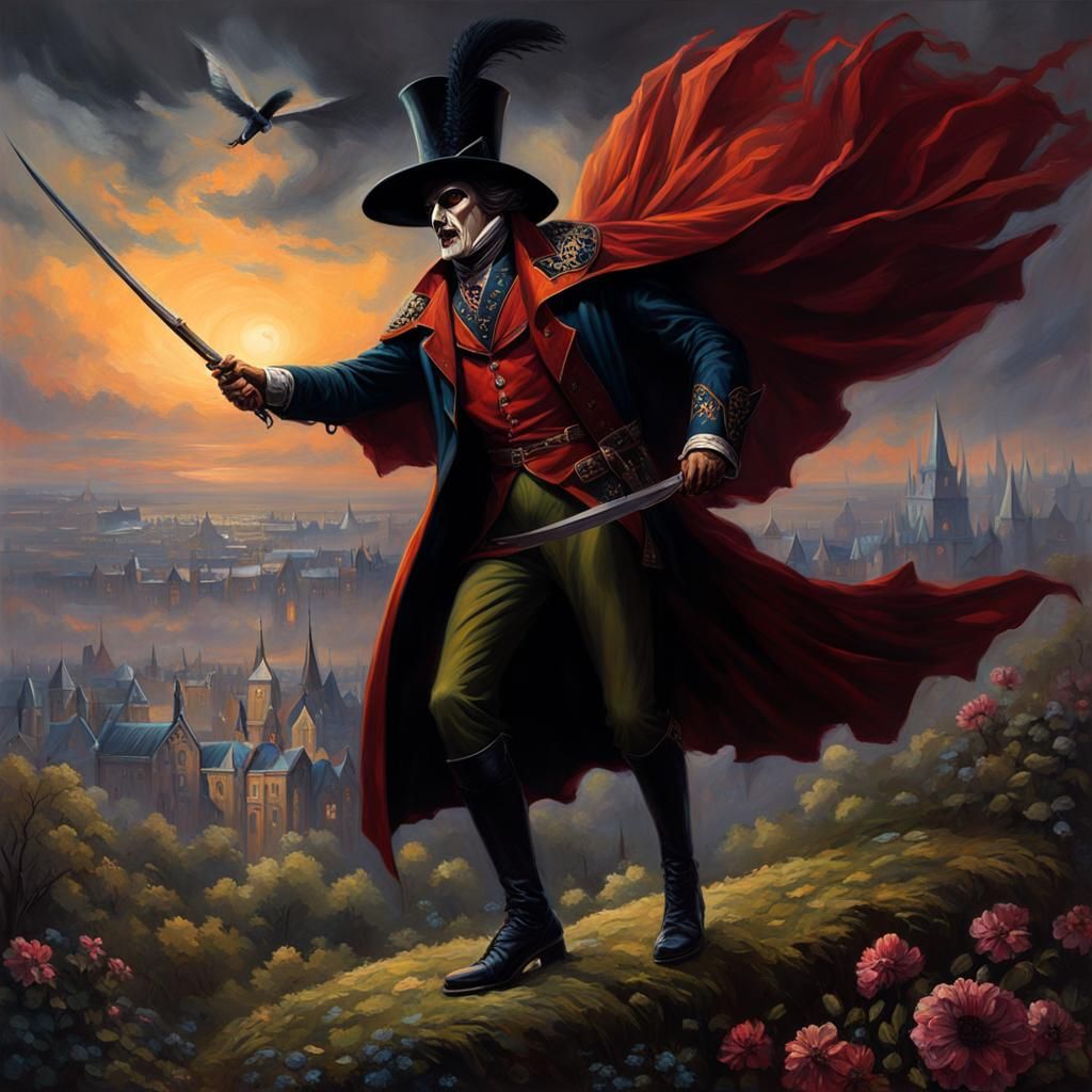 Spring-heeled Jack 1 - AI Generated Artwork - NightCafe Creator