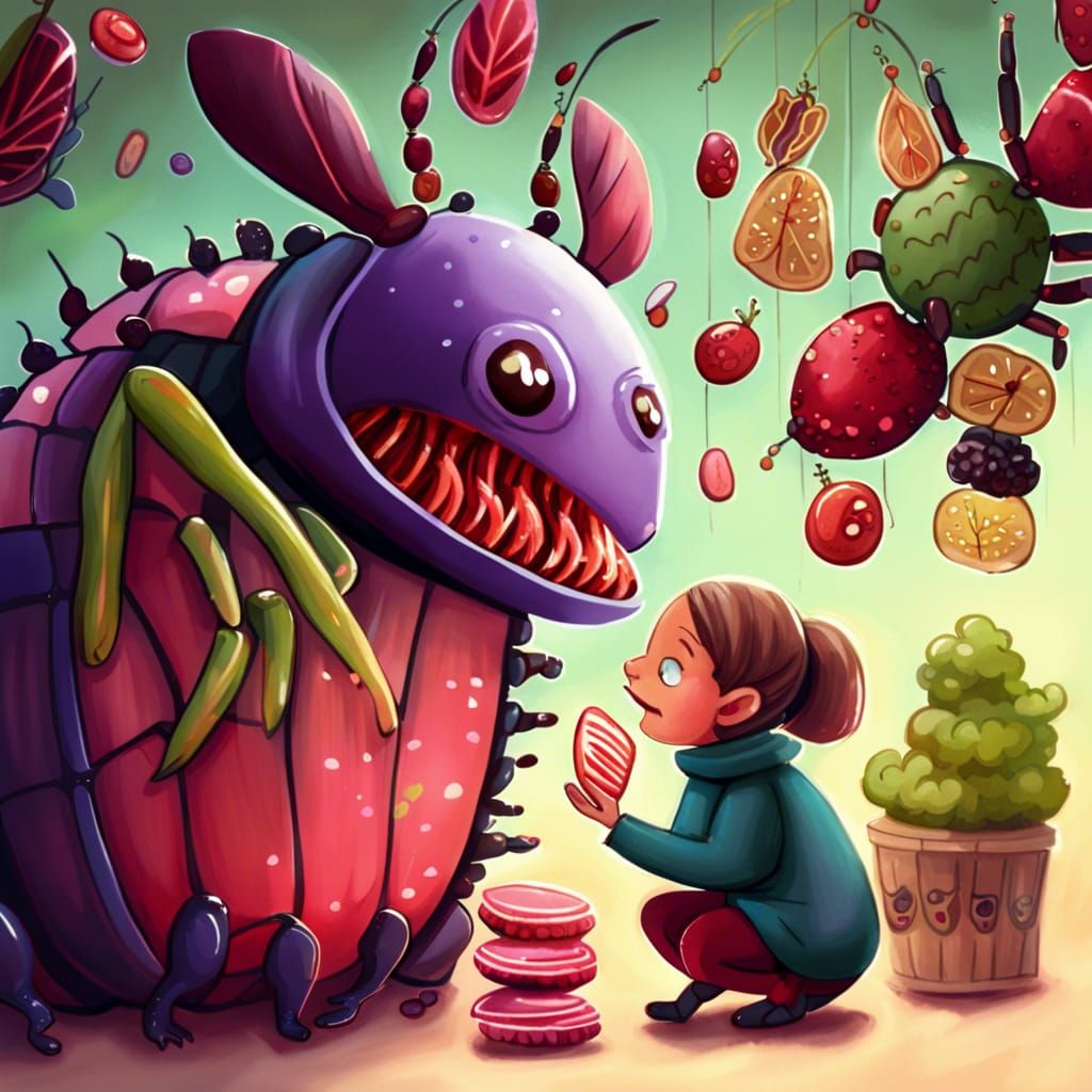 Friendly bug - AI Generated Artwork - NightCafe Creator