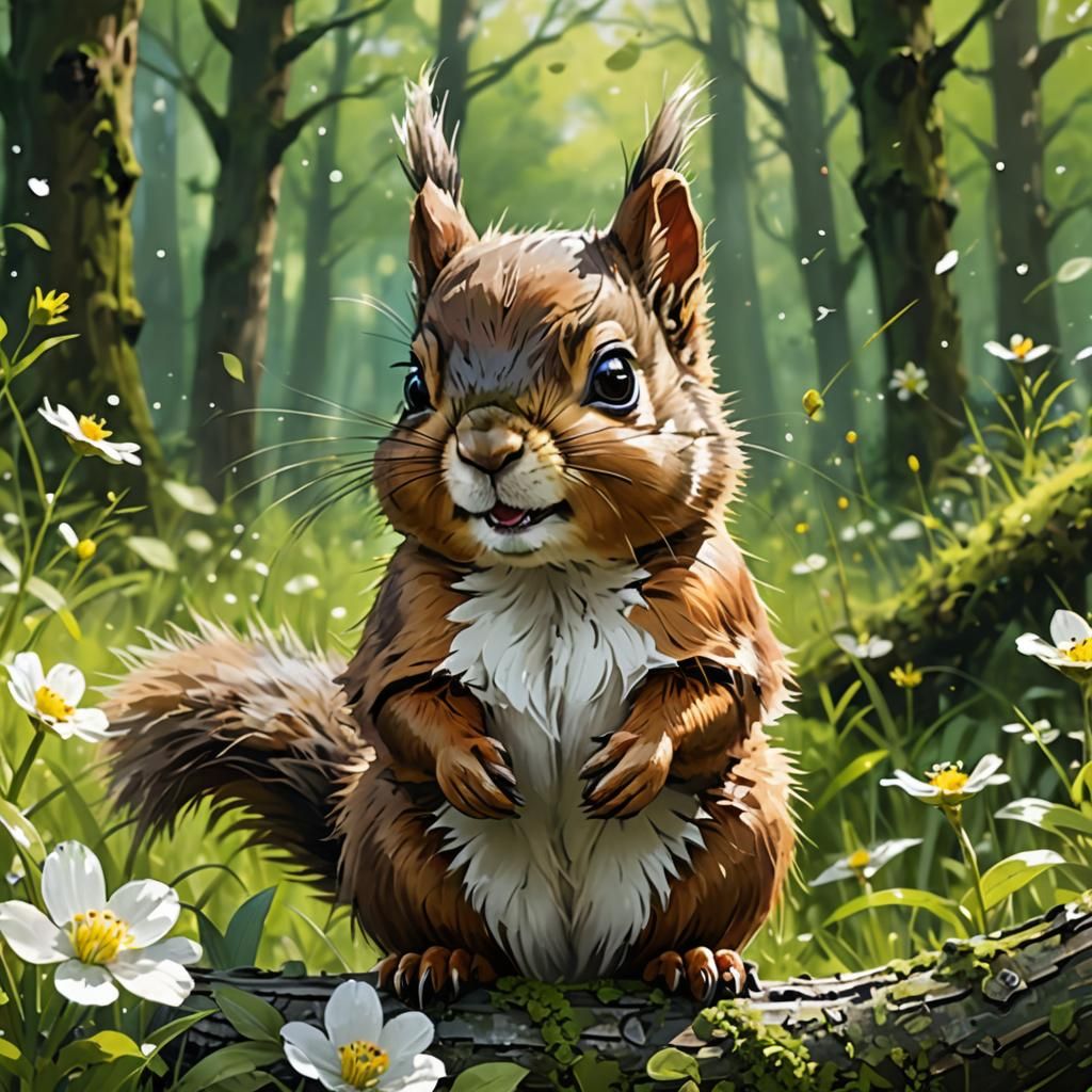 Fluffy - AI Generated Artwork - NightCafe Creator