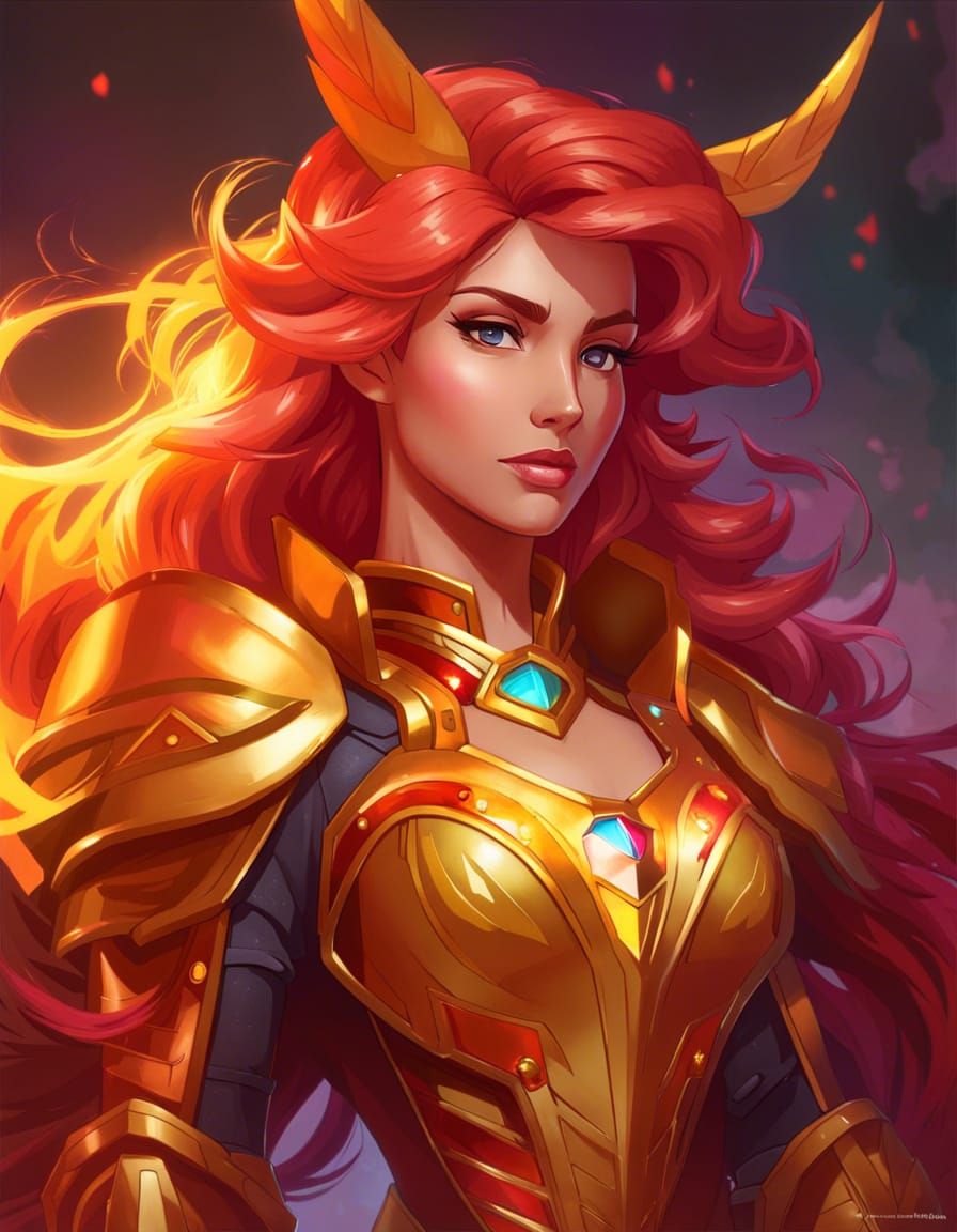 Sunset Shimmer as DnD paladin, Full height portrait, 8k resolution ...