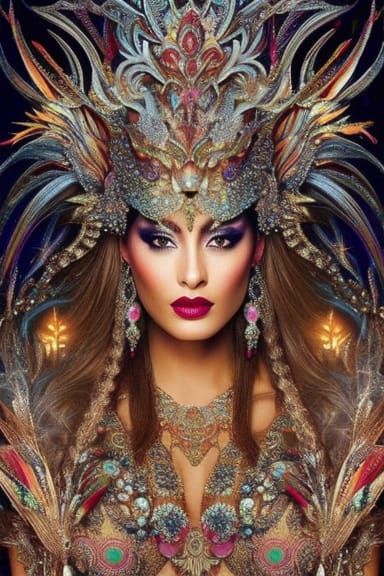 beautiful fierce faerie 5-1 - AI Generated Artwork - NightCafe Creator