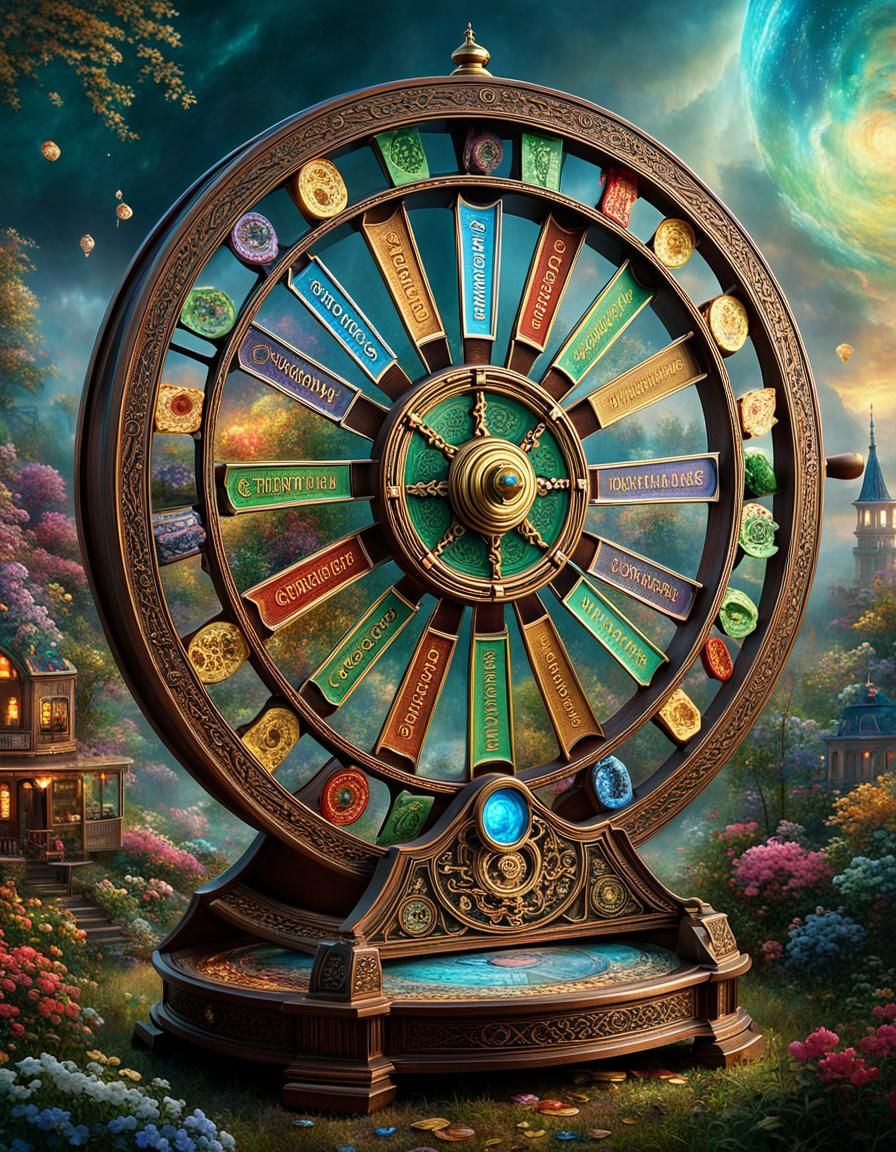 Spin the wheel - AI Generated Artwork - NightCafe Creator
