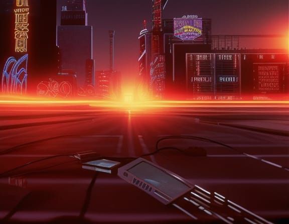 DVD Screen Still from a Dark Sci-Fi Film made in 1999, City Skyline ...