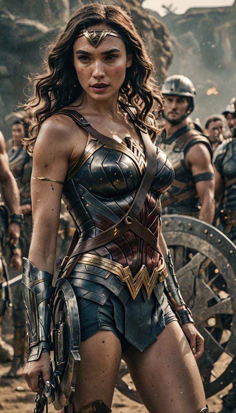 wonder woman by Gorgeous gal Gadot - AI Generated Artwork - NightCafe Creator