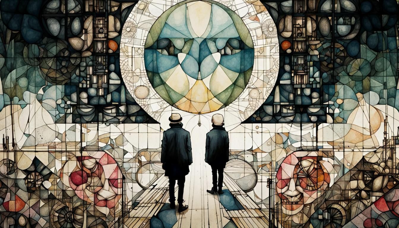 Geometry - AI Generated Artwork - NightCafe Creator