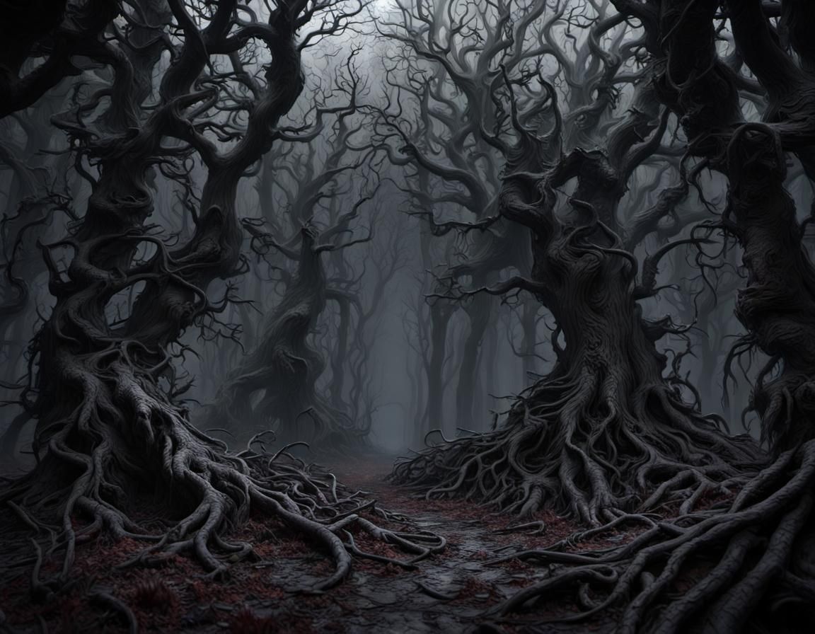 Withering Forest 8 - AI Generated Artwork - NightCafe Creator