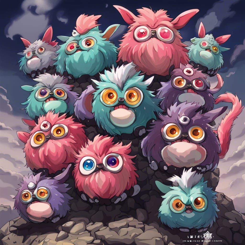 Furby Hydra 3 - AI Generated Artwork - NightCafe Creator