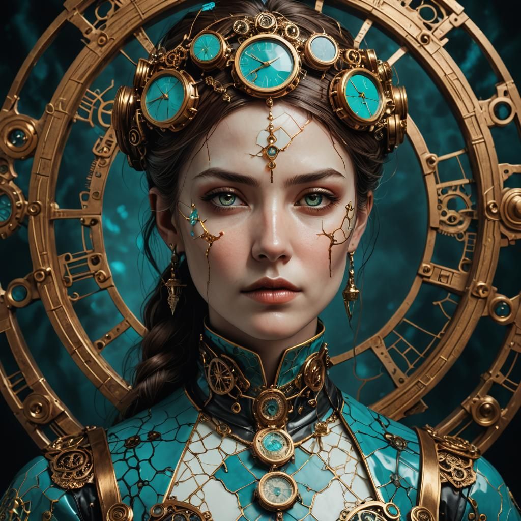 Lady of time - AI Generated Artwork - NightCafe Creator