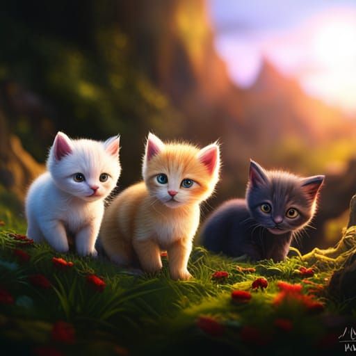 kittens Cute - AI Generated Artwork - NightCafe Creator