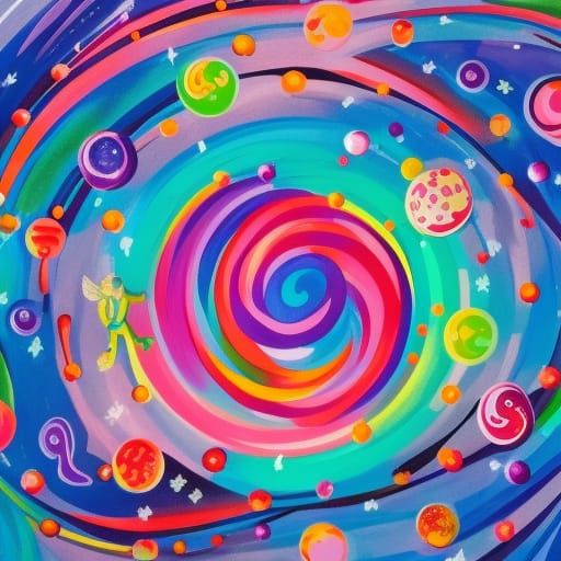 Space swirly - AI Generated Artwork - NightCafe Creator