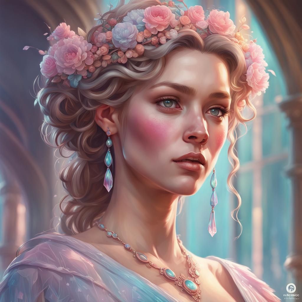 Pastel Princess - AI Generated Artwork - NightCafe Creator