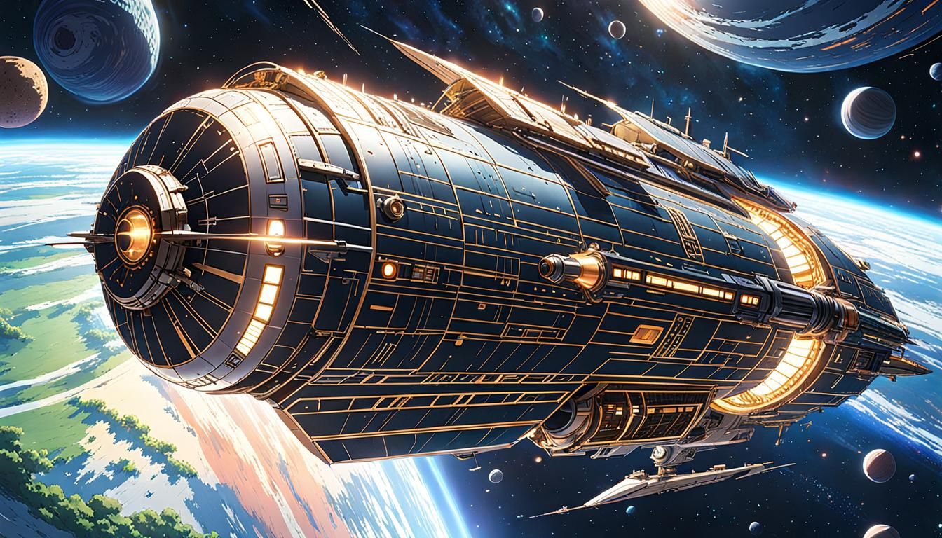 Spaceship - AI Generated Artwork - NightCafe Creator